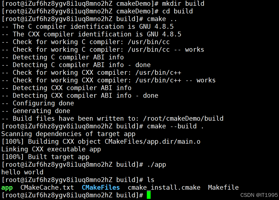 CMake文档阅读笔记-Simple “Hello World“ Project-CSDN博客