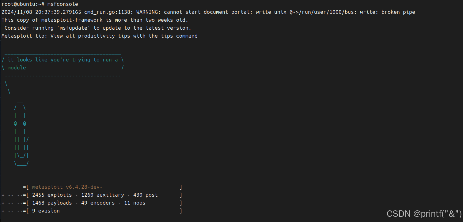 unbuntu安装msf（snap 下载方法）_ubuntu安装msf-CSDN博客