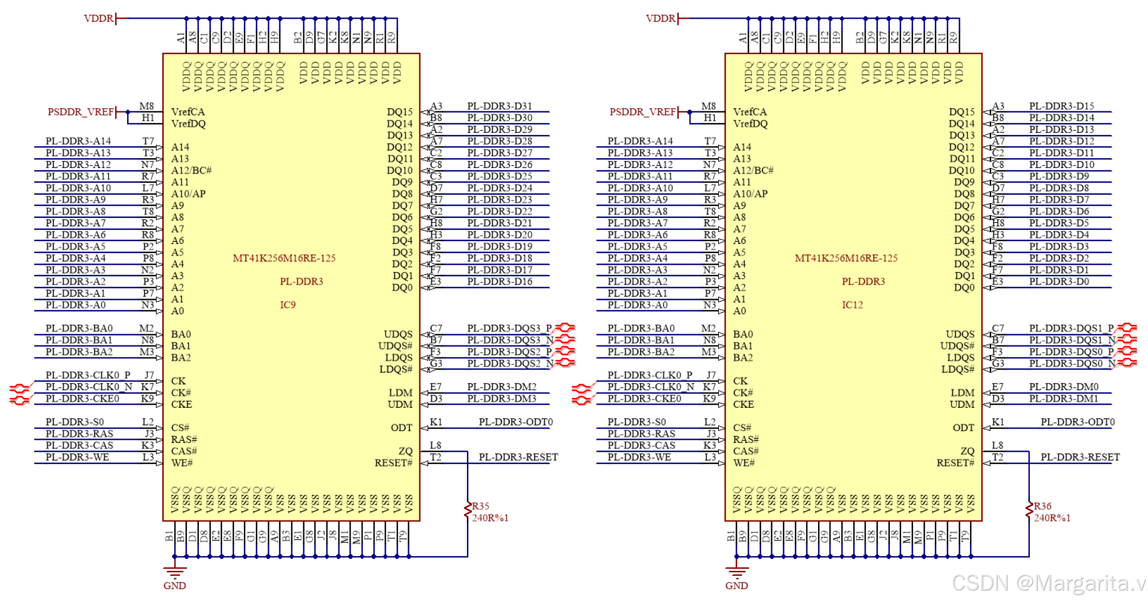 Fpga Ddr驱动(一)多片ddr3驱动ddr3仿真 Csdn博客
