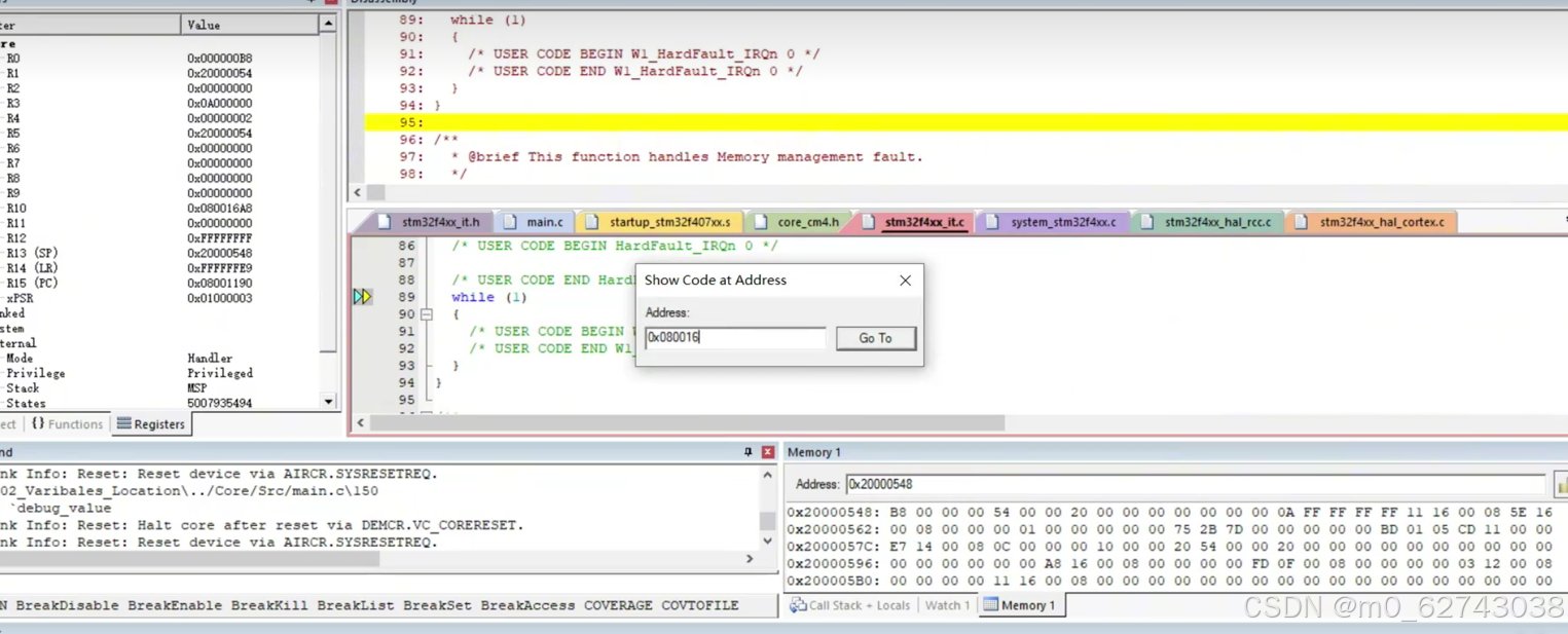 MCU调试方法_mcu hardfault-CSDN博客