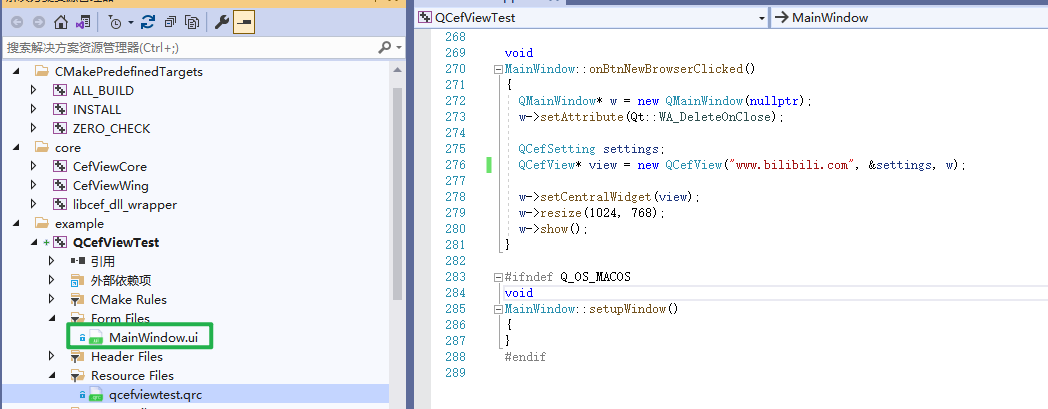 QCefView 在QT中的使用-CSDN博客