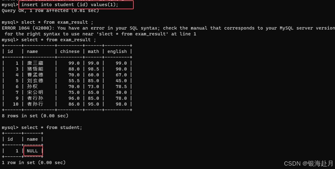 MySQL_Second_second mysql 中-CSDN博客
