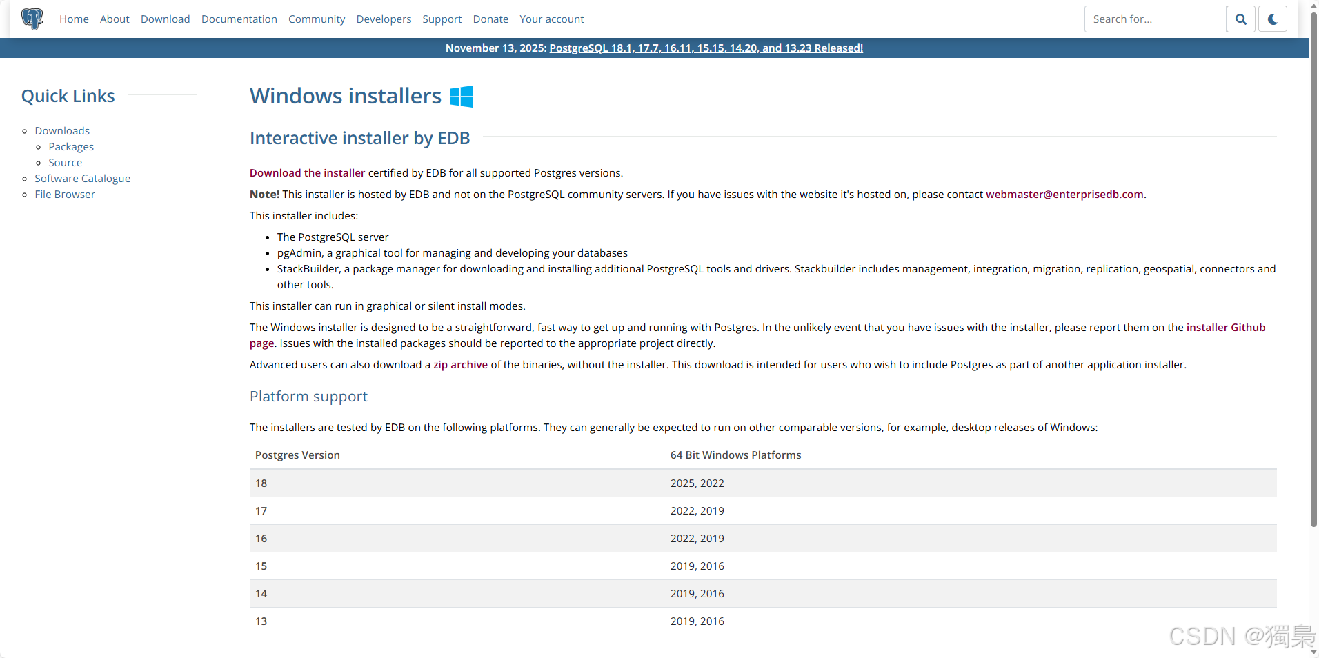 Windows 安装 PostgreSQL18 超详细保姆级教程_postgresql windows-CSDN博客