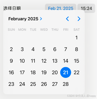 SwiftUI基础组件之DatePicker详解-CSDN博客