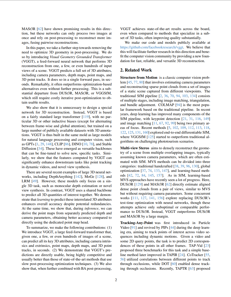 论文精读（2）| CVPR2025 | VGGT：用一个Transformer搞定3D重建，速度、精度全面超越传统方法！-CSDN博客