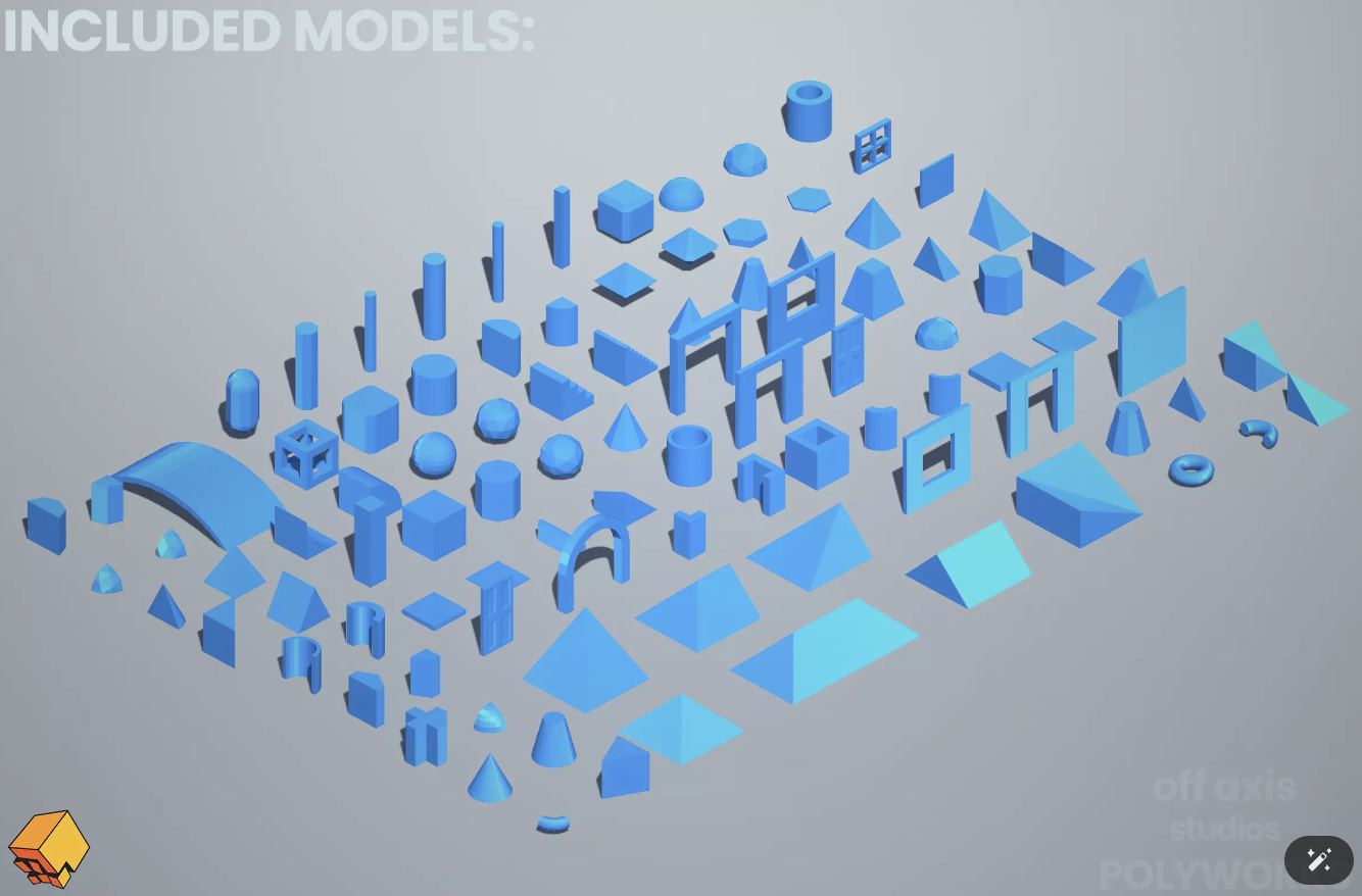 Unity 资源 之 分享186 模型 Low Poly - Polyworks 低模行风格资产包_low poly ui 资源-CSDN博客