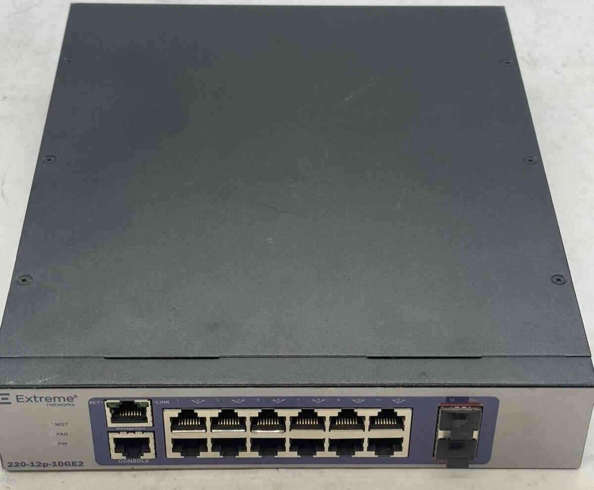 Extreme Networks 220-12p-10GE2端口交换机-CSDN博客