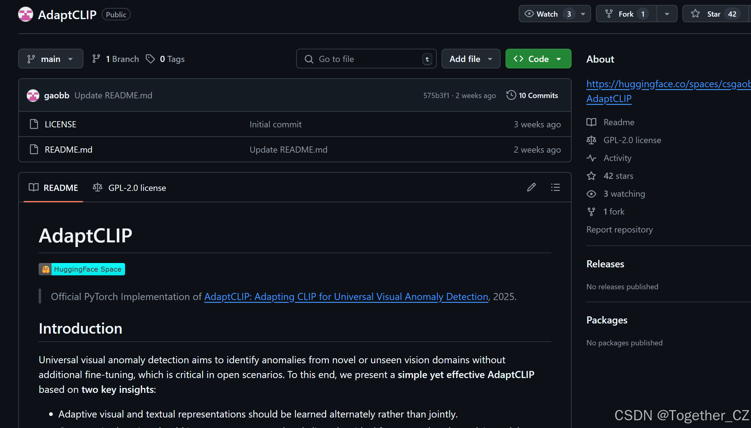 AdaptCLIP: Adapting CLIP for Universal Visual Anomaly Detection——为通用视觉异常检测调整CLIP-CSDN博客