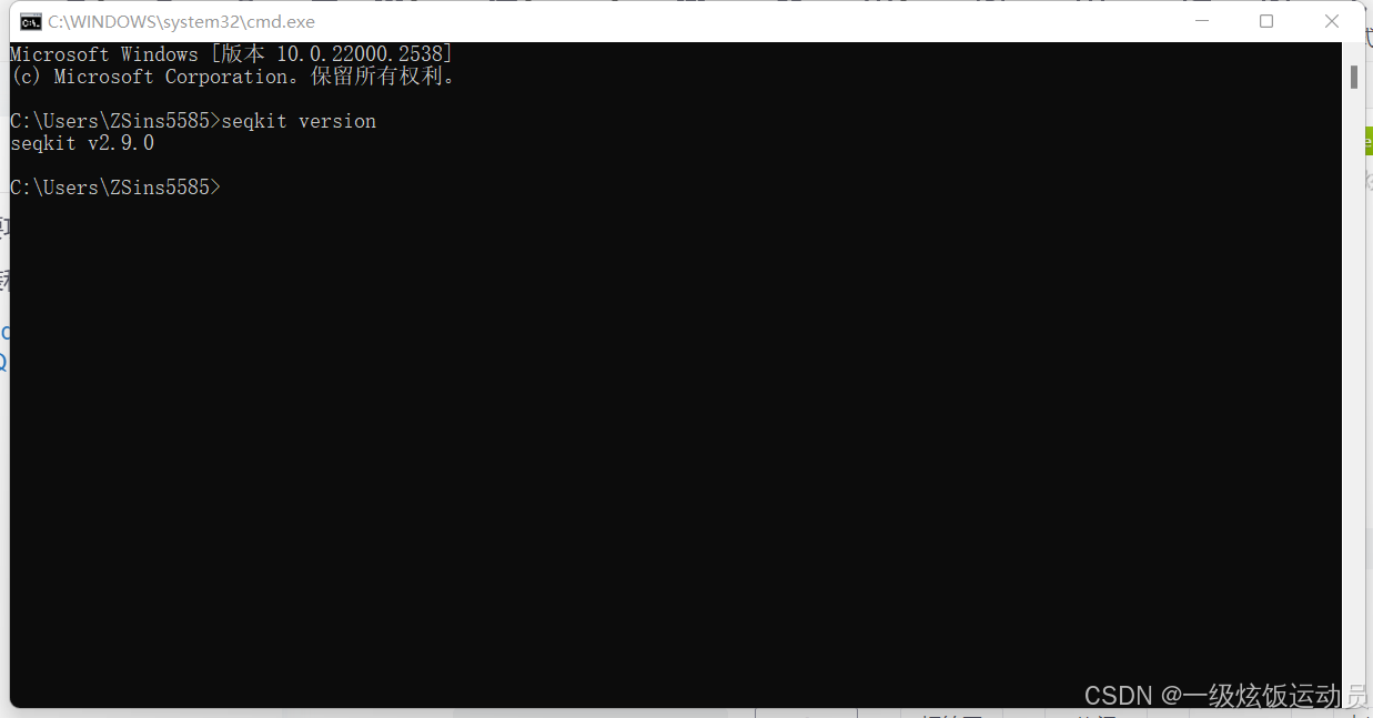 windows系统安装seqkit_seqkit安装-CSDN博客