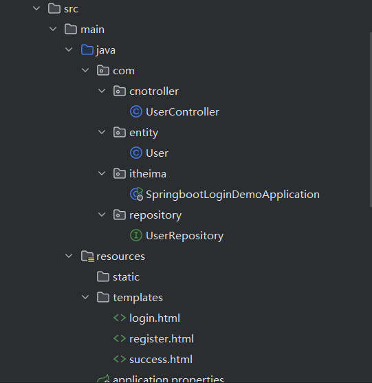 springboot用户登录注册系统设计与实现_com.itheima.entity.user无法转换为boolean-CSDN博客