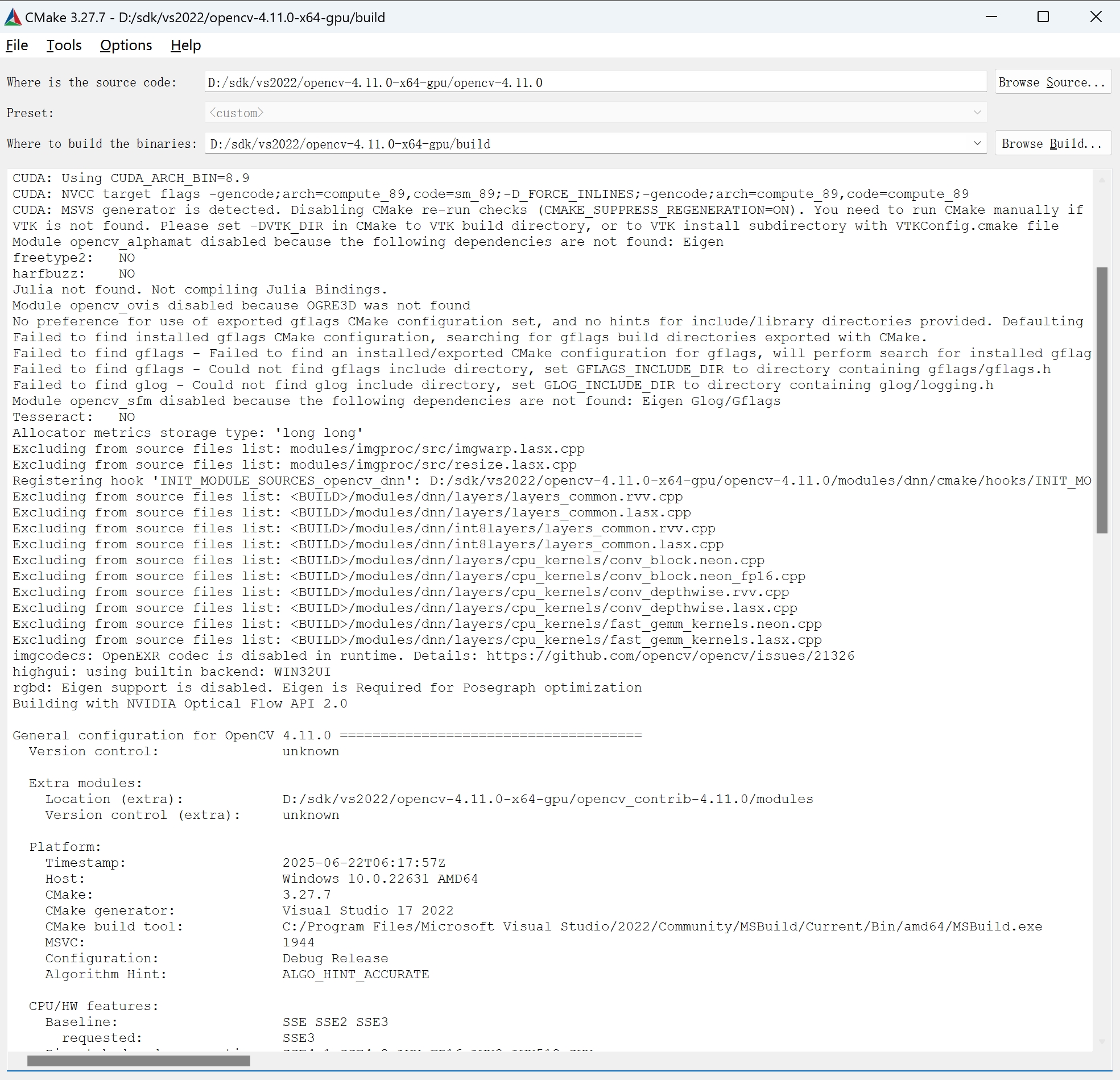 编译OpenCV CUDA的基本思路（MSVC）_cuda12.9环境下编译opencv-CSDN博客