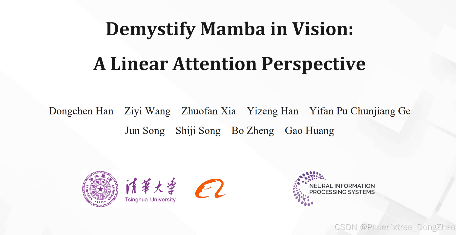 在视觉上揭开 Mamba 的神秘面纱：线性注意力视角（黄高） NeurIPS 2024_linear attention 2024-CSDN博客