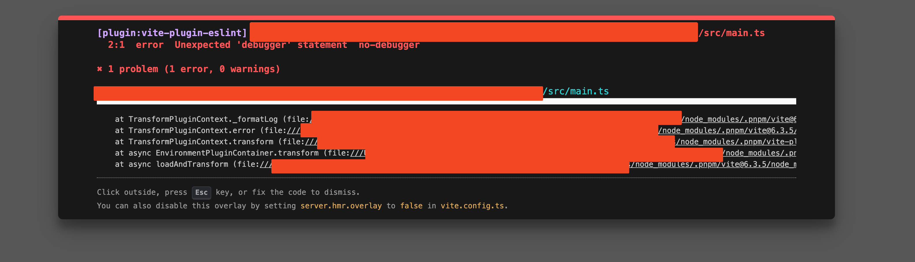 vite.config.ts文件中引入vite-plugin-eslint插件报错的解决办法-CSDN博客