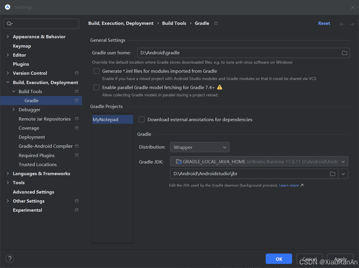 Android Studio 配置gradle、sdk、以及avd到D盘或者是其他盘_androidstudio配置gradle放在d盘-CSDN博客