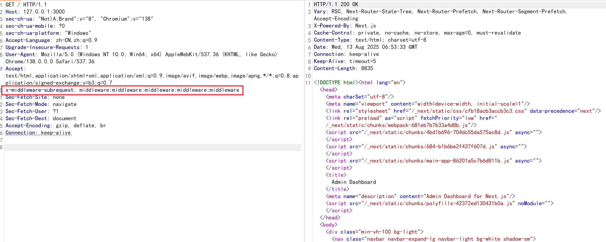 CVE-2025-29927 Next.js 中间件鉴权绕过漏洞复现-CSDN博客