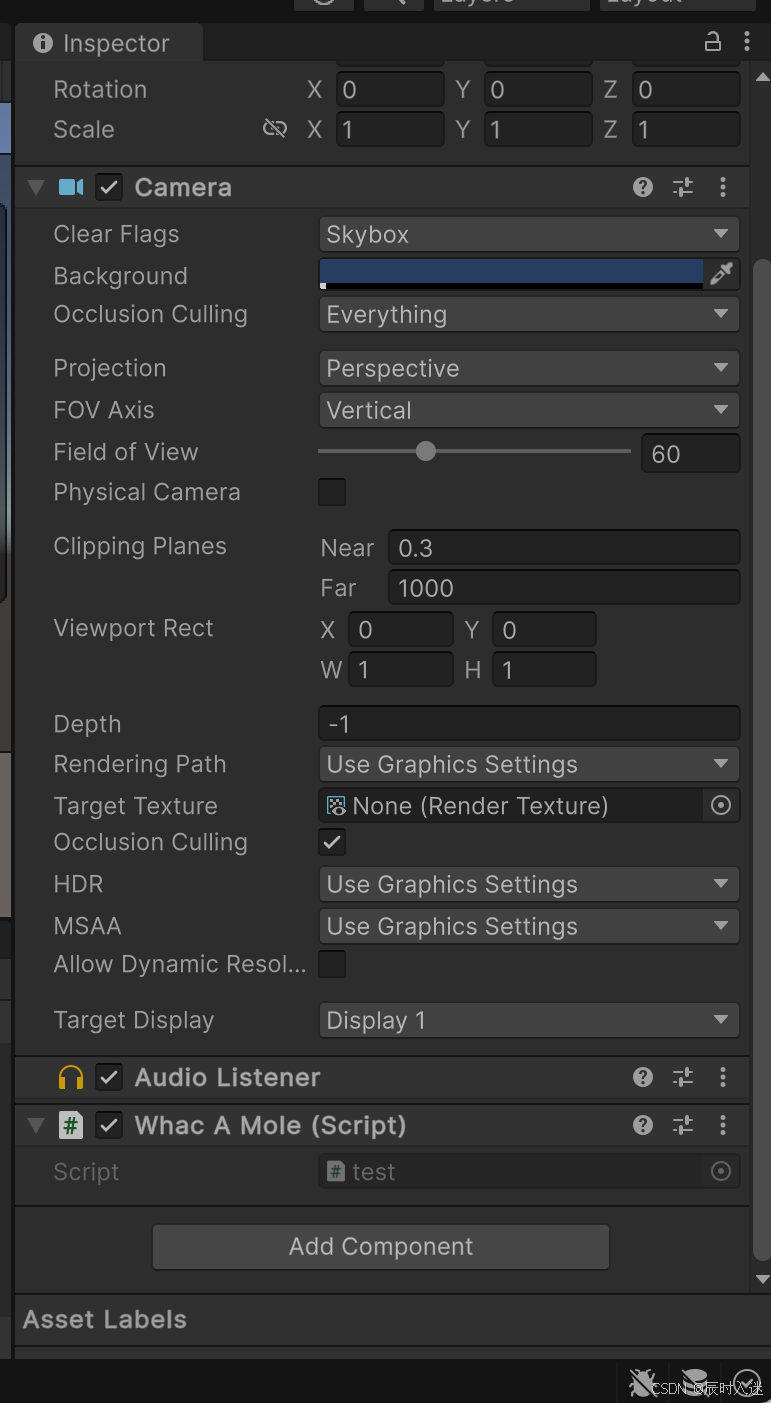 unity入门：简易版打地鼠小游戏_打地鼠unity-CSDN博客