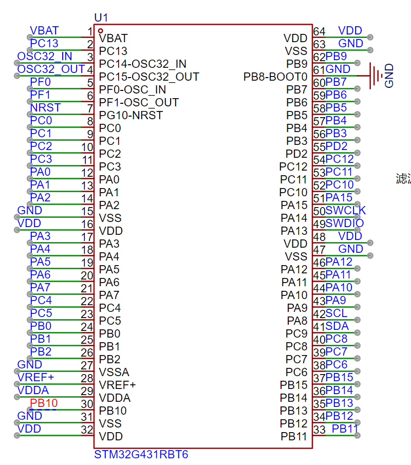手把手教你绘制一个stm32g431rbt6最小系统板_stm32g431最小系统-CSDN博客