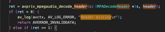 ffmpeg解码mp3报错Header missing和Invalid data found when processing input-CSDN博客