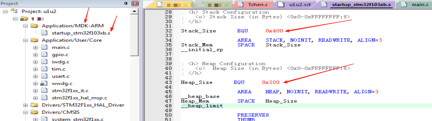 关于修改Heap_Size、Stack_Size，keil中的方法_keil栈和堆的大小怎么设置-CSDN博客