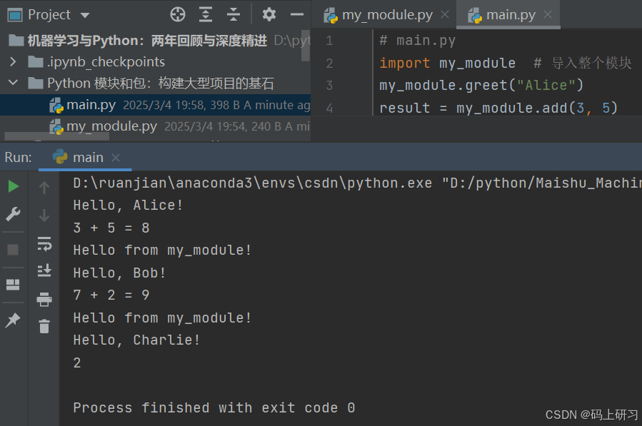 Python 模块和包：构建大型项目的基石_大型python项目module-CSDN博客