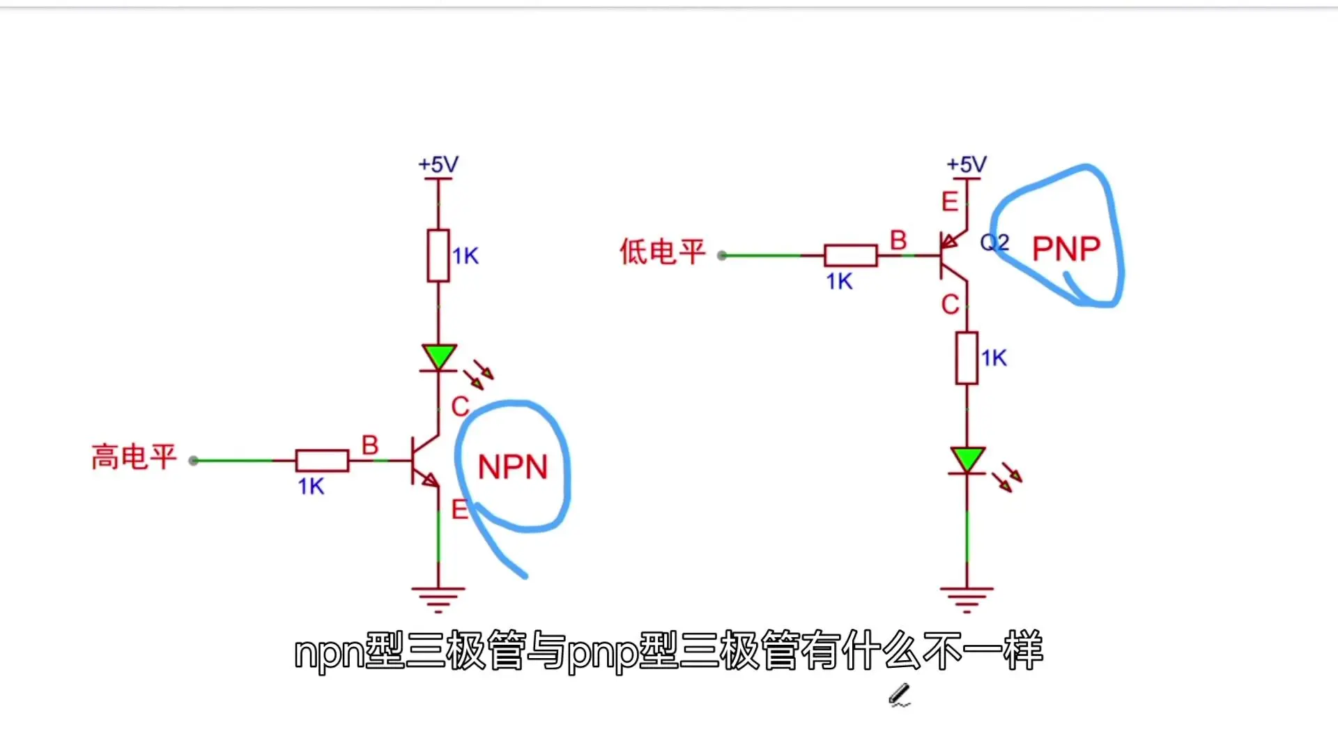 [硬件电路-46]：图解双极型半导体（BJT）NPN与PNP的工作原理：Ie = Ic + Ib；一张图讲清楚NPN的Nc区-＞Ne区为啥畅通；PNP的Pe区-＞Pn区为啥能畅通?打通基级对应 ...