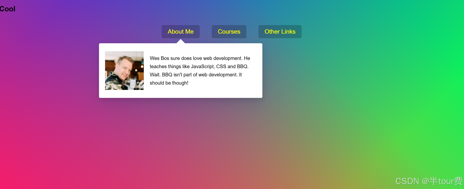 js练习：条纹跟随导航-CSDN博客