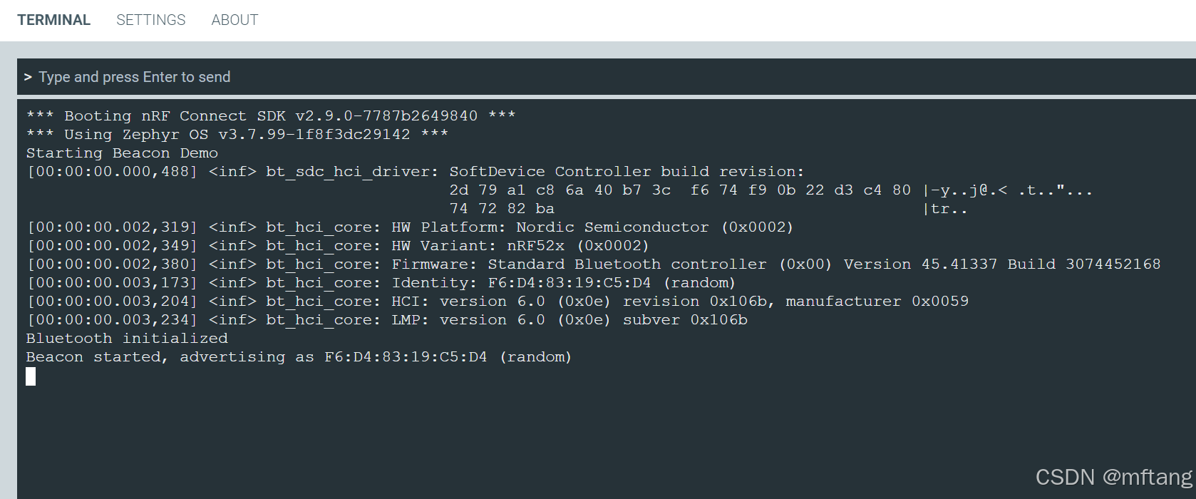 基于zephyr使用nRF52832实现Beacon功能_zephyr nrf-CSDN博客