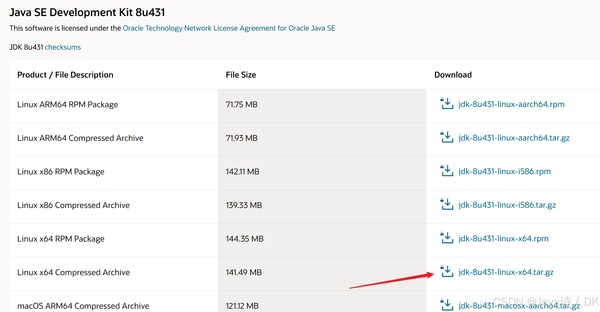 linux 安装包安装 Java1.8_linux安装java1.8-CSDN博客