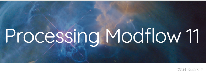 Processing Modflow 11-地表水和地下水流动和运输模拟-CSDN博客