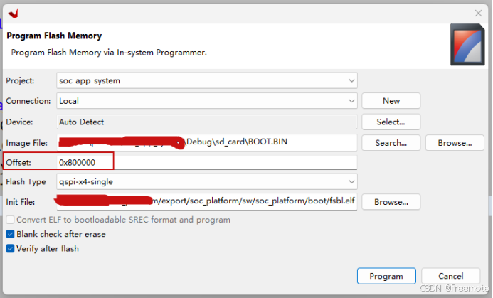 ZYNQ7020 利用Multiboot，实现裸机程序升级_zynq multiboot-CSDN博客