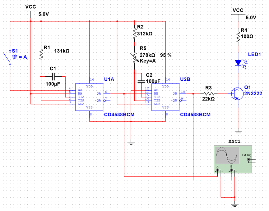 触摸延时灯课设报告_cd4538设计触摸延时灯-CSDN博客