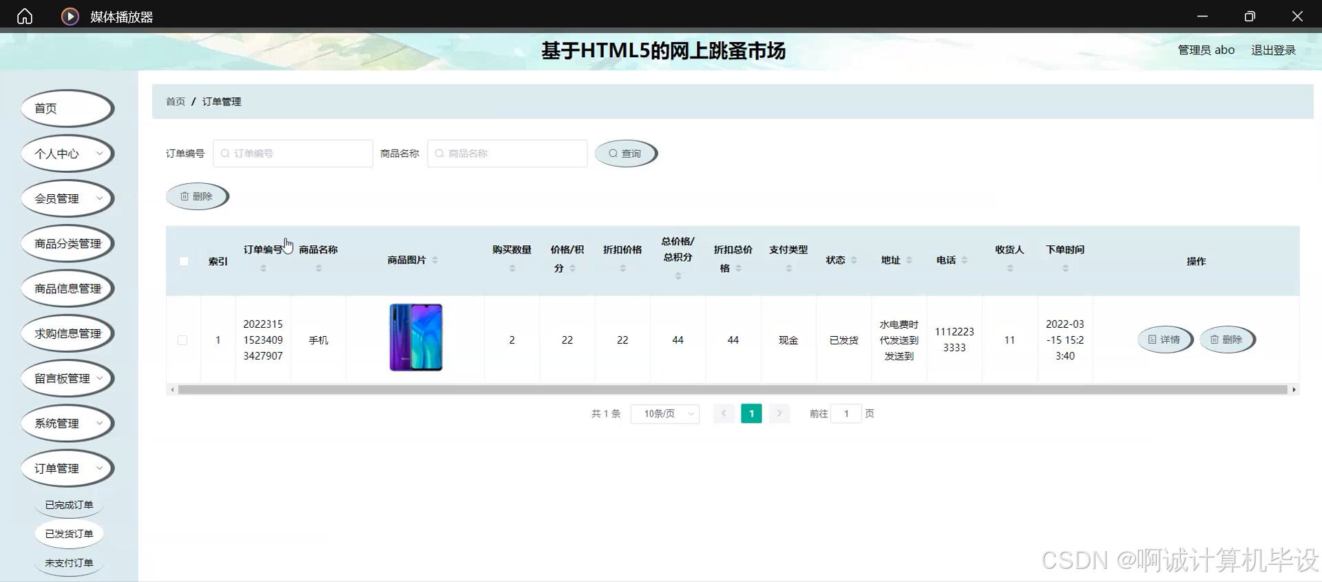 基于ssm+vue基于HTML5的网上跳蚤市场(开题报告+源码+论文)_基于html5的网上跳蚤市场源代码-CSDN博客