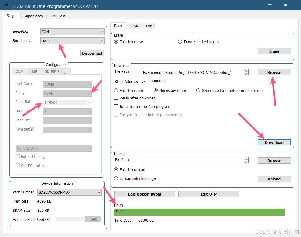 萤火工场 GD32VW553-IOT 开发板使用指南-CSDN博客