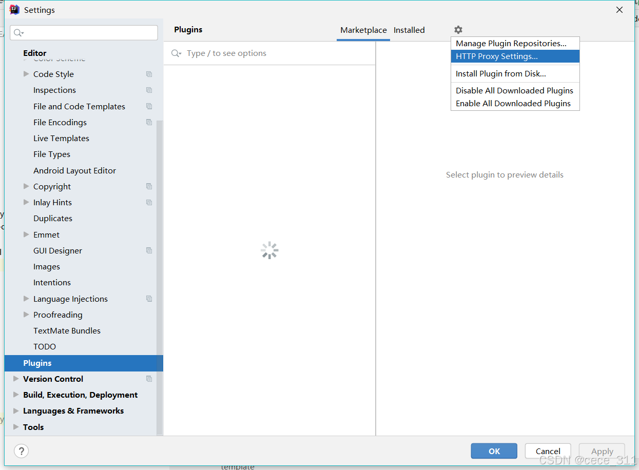 【已解决】IDEA中plugins market加载不出来的问题，不用科学上网。_idea plugin market-CSDN博客