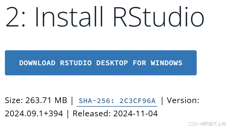 R（自用版）——RStudio安装_rstudio desktop-CSDN博客