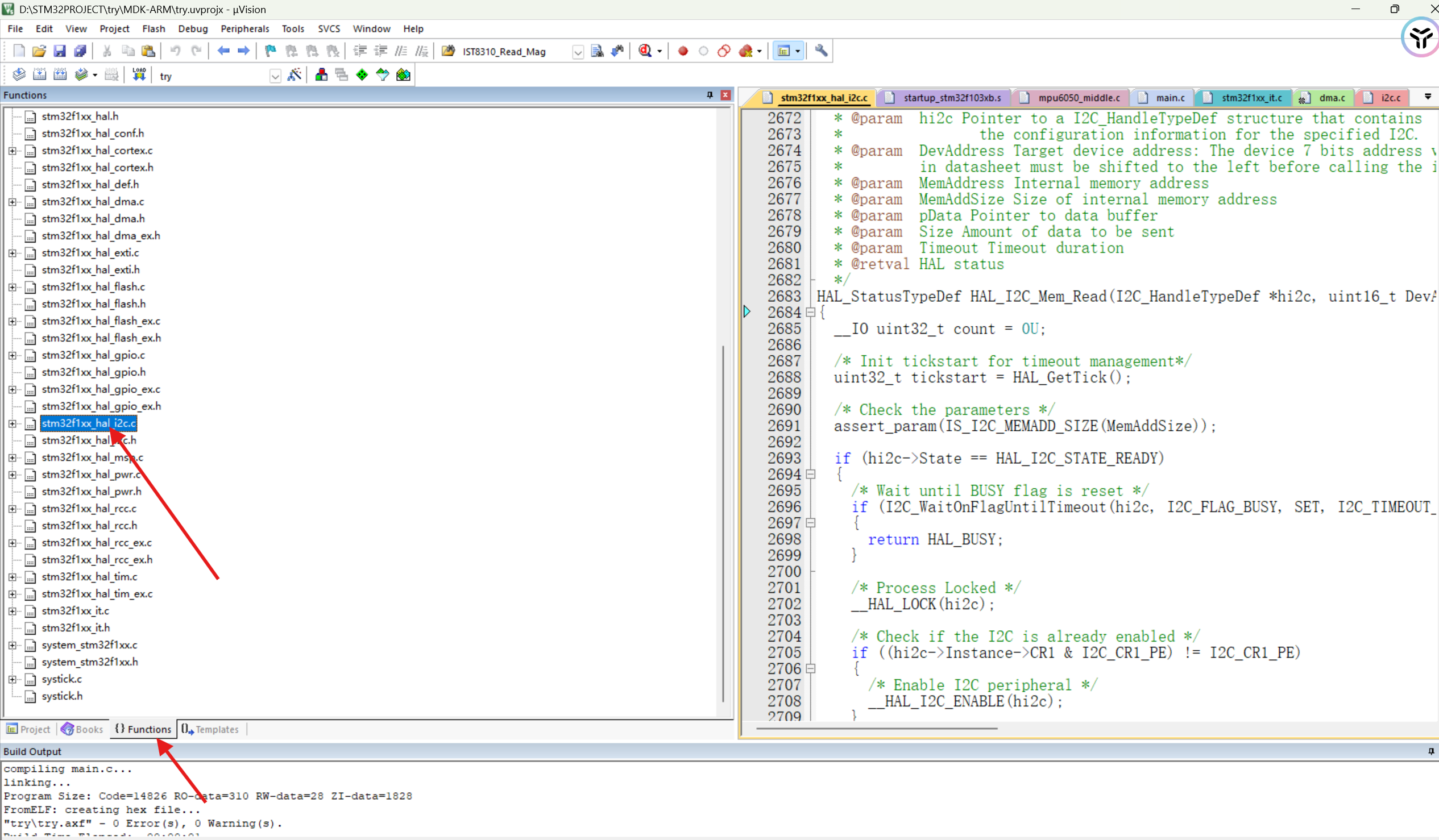 STM32 HAL I2C读取MPU6050 轮询/DMA方法-CSDN博客