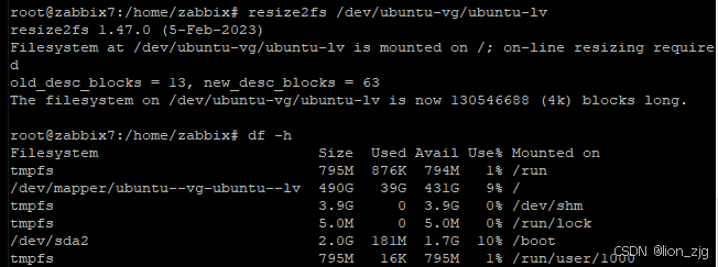 ubuntu系统盘扩容_ubuntu--vg-ubuntu--lv只有100g-CSDN博客