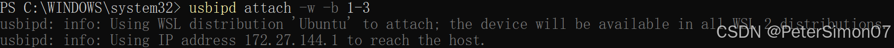 WSL2 使用 USB Camera_wsl 摄像头-CSDN博客