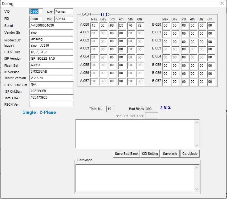 aigo量产U盘u320主控SM3281AB和U310主控S13268AB恢复成功_aigo u盘量产工具-CSDN博客