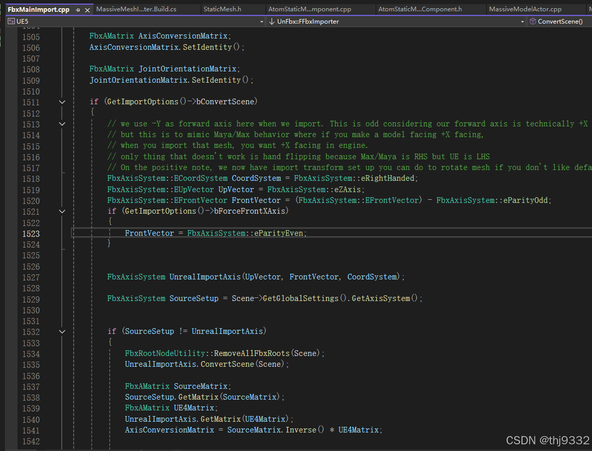 基于FBX SDK实现UE运行时导入FBX静态模型-CSDN博客