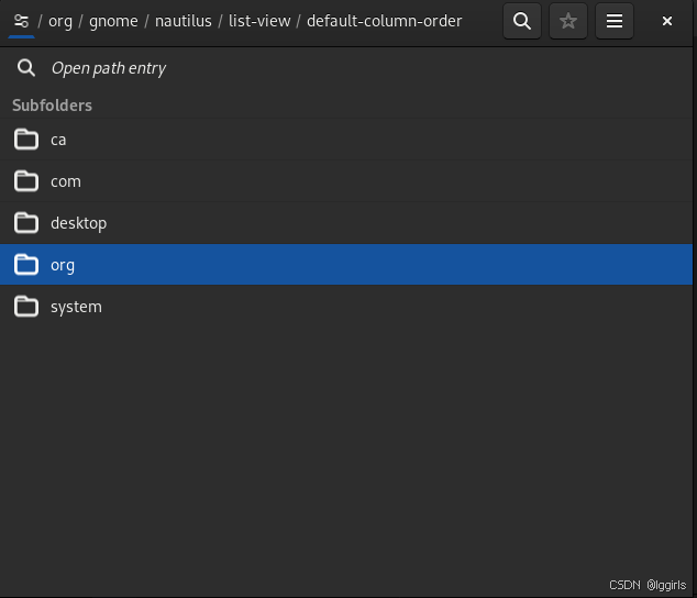 Debian12配置Gnome文件夹默认显示的属性项列表-dconf-editor-CSDN博客
