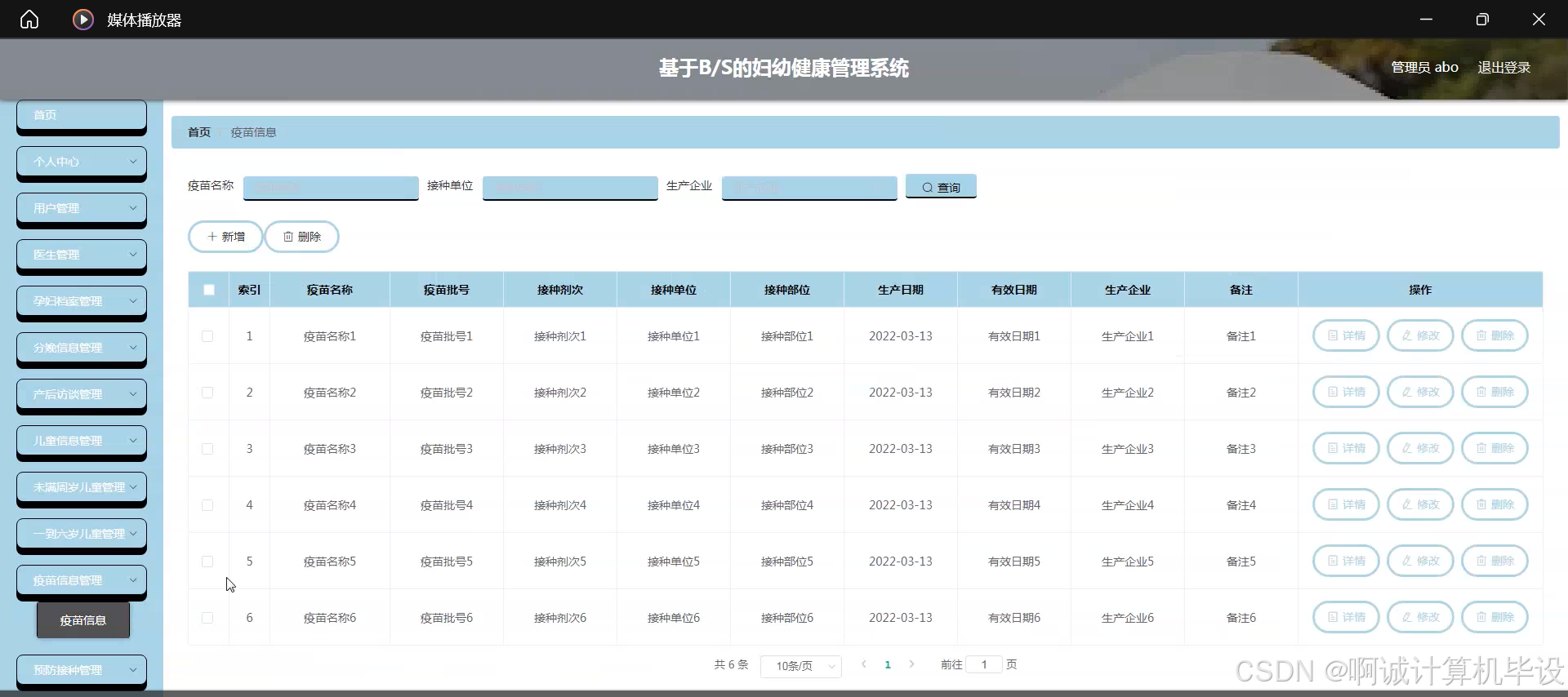 基于ssmvue基于bs的妇幼健康管理系统开题报告源码论文女性健康管理系统分析与设计 Csdn博客