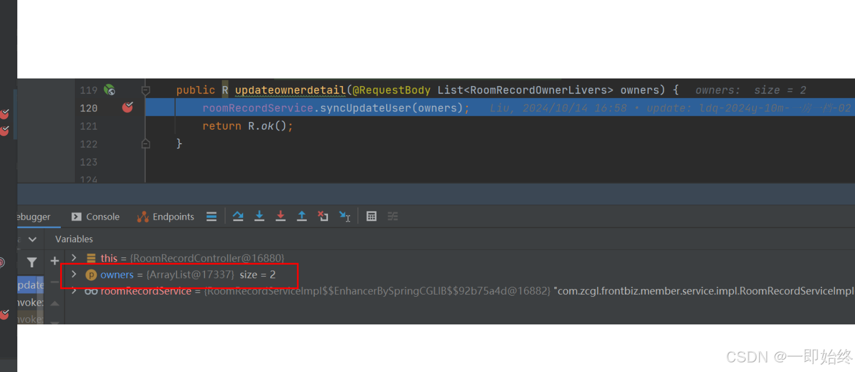 spring boot restful POST接口接收 list传参size=1 接收到 size=2_springboot post 接收list-CSDN博客