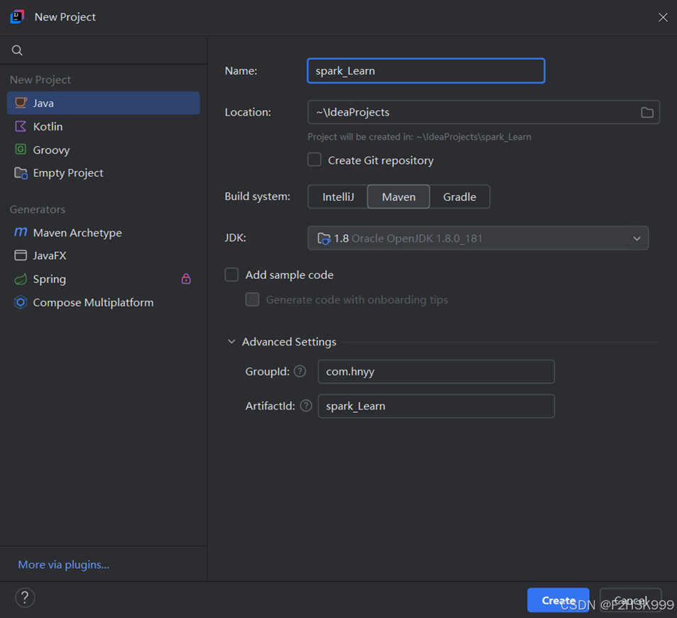 spark开发环境搭建_java spark-CSDN博客