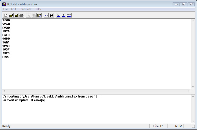 LC-3机器码编程试验 _lc-3 simulator-CSDN博客