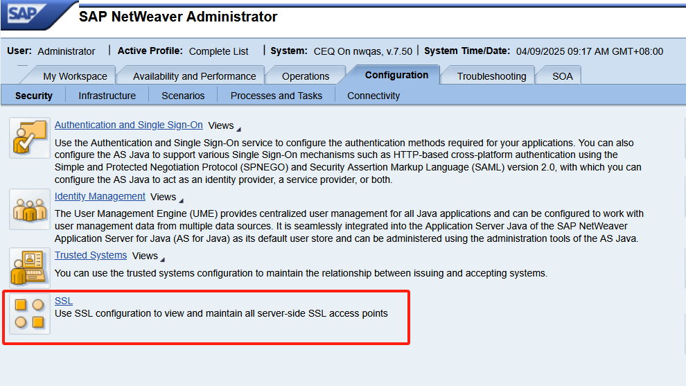 SAP NetWeaver for Java中启用HTTPS_sap netweaver 配置ssl-CSDN博客