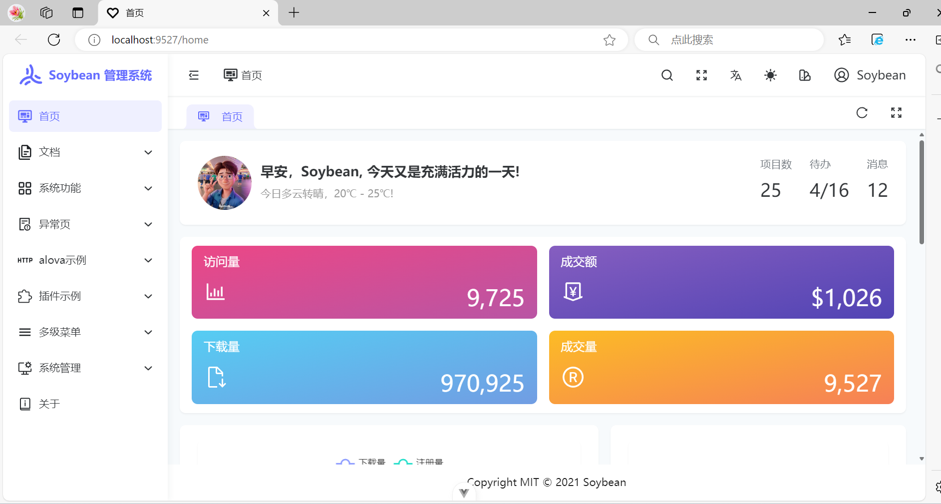 Soybean-admin使用教程（一）开源代码下载使用_soybean admin-CSDN博客