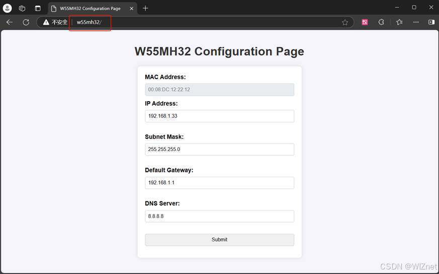 第三十章 W55MH32 HTTP_Server&NetBIOS示例-CSDN博客