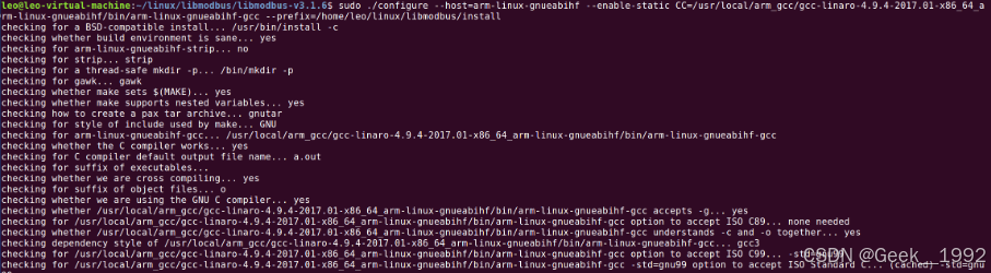 LibModbus移植_libmodbus交叉编译-CSDN博客