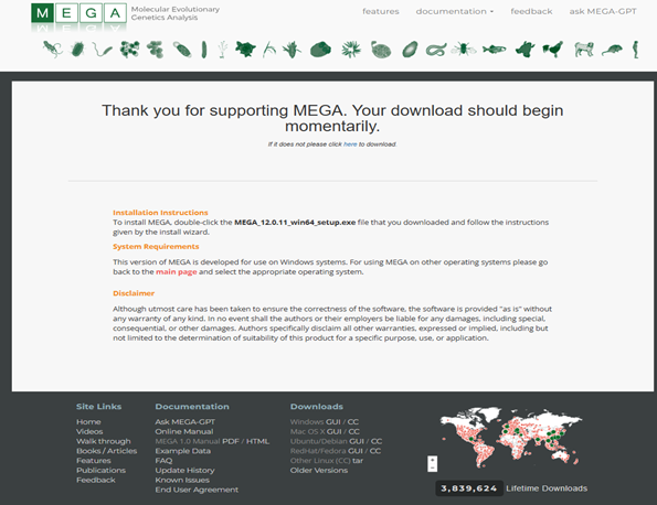 【科研必备】系统发育分析——MEGA保姆级使用教程_mega序列碱基组成分析-CSDN博客